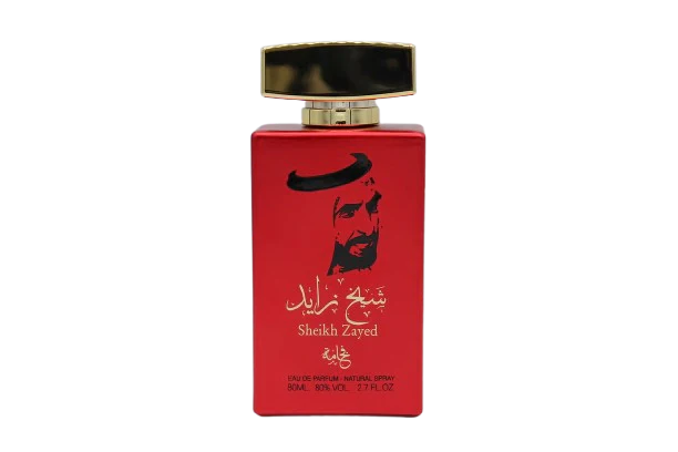 Sheikh Zayed Luxury Red Perfume For Men By Ard Al Khaleej Edp 80ml ...